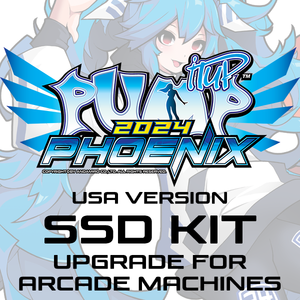 Andamiro PIU Pump It Up 2023 Phoenix SSD Upgrade Kit | Save Point